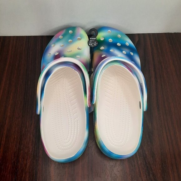 CROCS | Shoes | Crocs Classic Solarized Clog Mens Size 3 Shoes Tie Dye ...